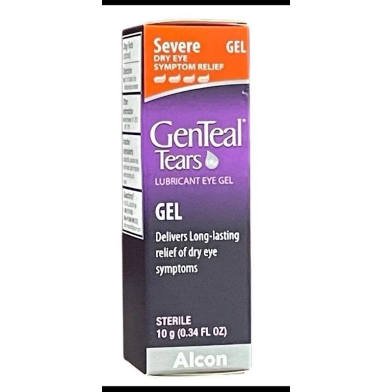 GenTeal Tears Severe Dry Eye Lubricant Gel 10g (Exp: 2/2027) - Online ...