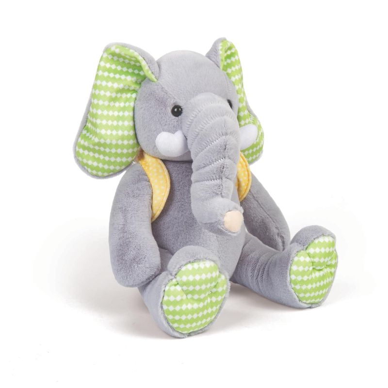Bigjigs Toys Large Elephant Plush Toy - Cuddly Animal Plushie, Teddies ...