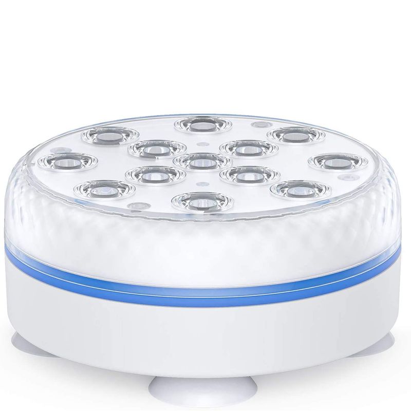 Joycome Pool Lighting 13 RGB LED Pool Light Underwater, Whirlpool ...