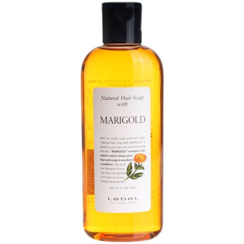Lebel Natural Hair Soap with 8.5 fl oz (240 ml), Marigold MG - Online ...