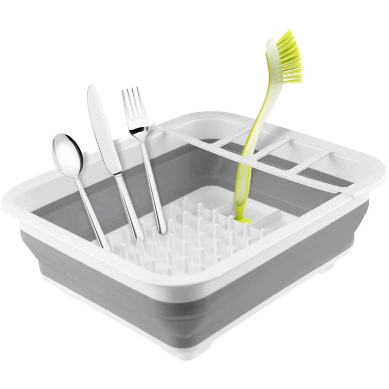 ECONX Premium Collapsible Dish Drainer - Durable Folding Dish Draining ...