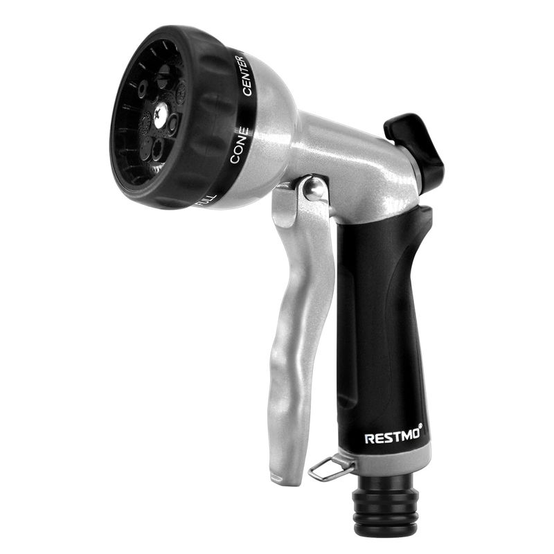 RESTMO Garden Shower, Metal High Pressure Garden Hand Shower, 7 ...