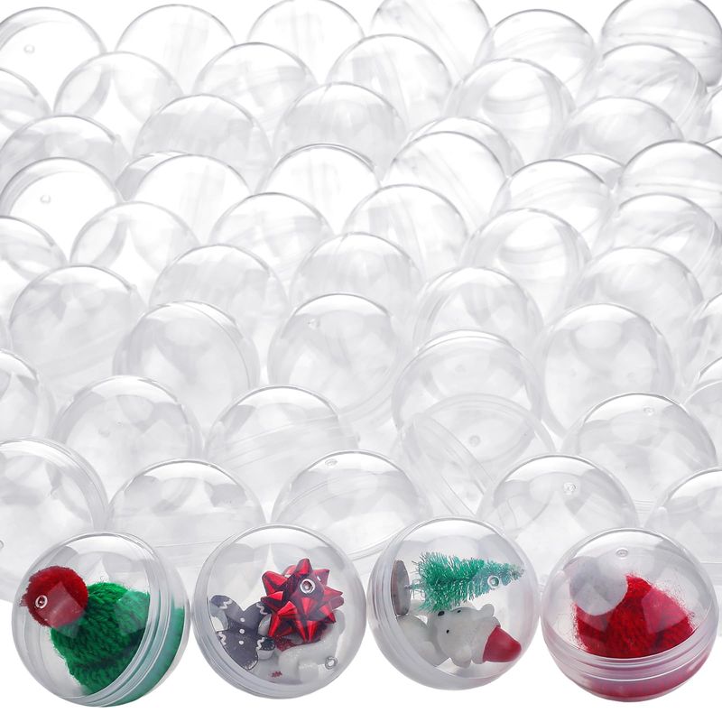 Sosation 150 Pcs 2 Inch Gumball Vending Machine Capsules Empty Round ...