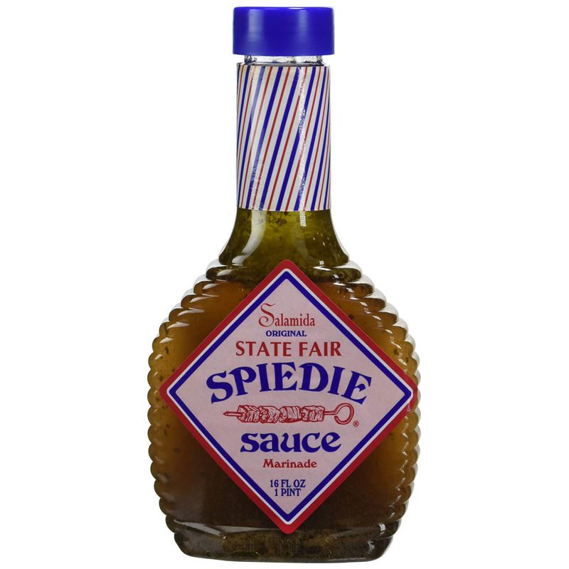 Salamida Original State Fair Spiedie Sauce and Marinade, 16 Fl Oz (Pack ...