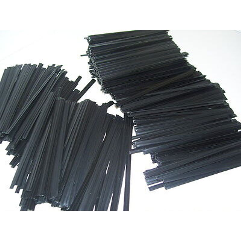 2,000 Black 6" Twist Ties General Use, Plastic Cable ties gift wrapping ...