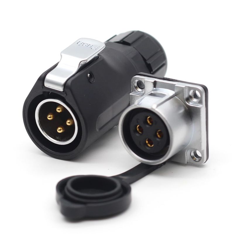 SZJELEN XHP20 IP67 4Pin Panel Mount Waterproof Connector Plug Socket ...