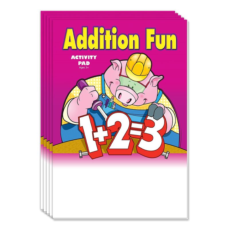 ZOCO - Addition Fun - Mini Activity Pads (50 Bulk Pack Without Crayons ...