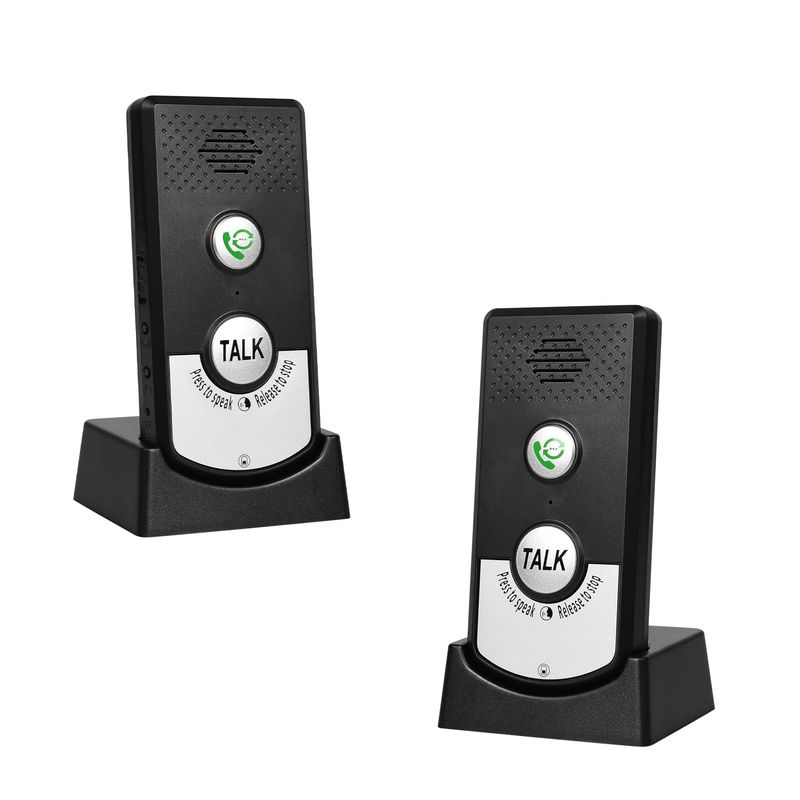 Pumwoy Voice Intercom Doorbell 1000 M, Wireless Intercom System ...