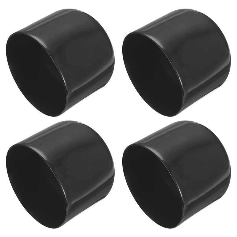 PATIKIL 60MM Vinyl Rubber End Caps 4 Pack Flexible Bolt Screw Cover ...