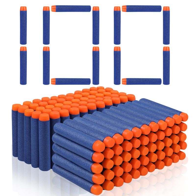 VCOSTORE Foam Bullets - 100 Pieces Nerf Darts Nerf Elite Gun Bullet ...