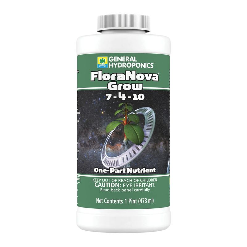 General Hydroponics FloraNova Grow 7-4-10, Robust Strength of Dry ...