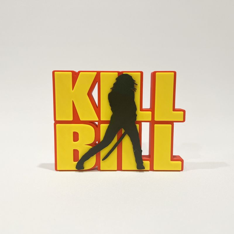 KILL BILL 3D Logo Display Self Standing - Online Marketplace - EveryMarket