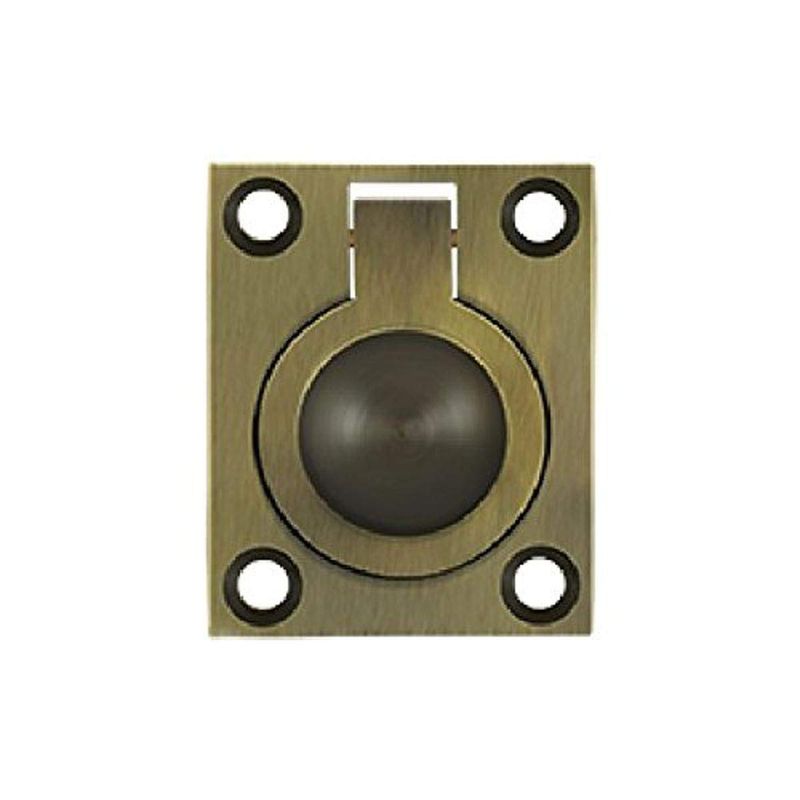 Deltana FRP175U5 1 3/4-Inch x 1 3/8-Inch Solid Brass Flush Ring Pull - Online Marketplace ...