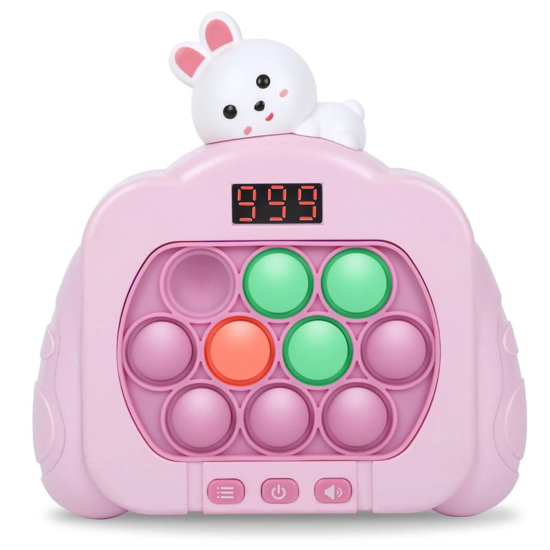 Quick Push Pop Game Fidget Toys for Kids Adults, 12 Game Modes Upgraded Light Up Fast Push ...