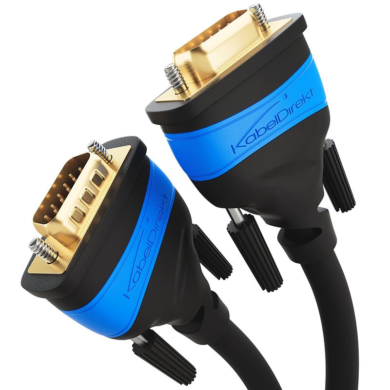 VGA cable – 5m – for maximum video quality thanks to high-purity copper ...