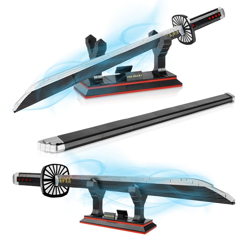 TOY PLAYER Demon Slayer Kamado Tanjirou Sword Building Set Compatible ...