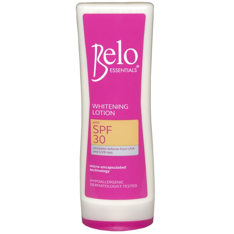 BELO LOTION WHITENING W/SPF30 Belo Lotion Whitening W/SPF30, Pink, 7.8 ...