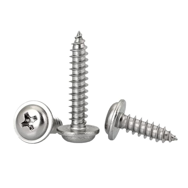 FandWay Phillips Pan Head With Washer Self-Tapping Screws, M4 x 8/12/16 ...