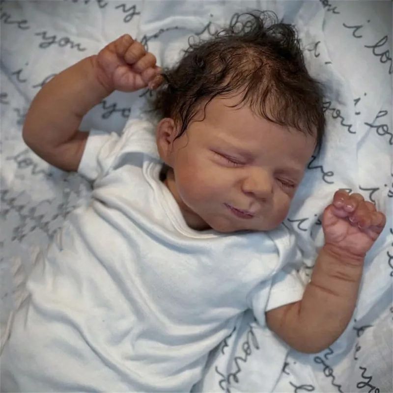 Zero Pam Black Reborn Baby Dolls Boy, 18 in Realistic Baby Doll ...