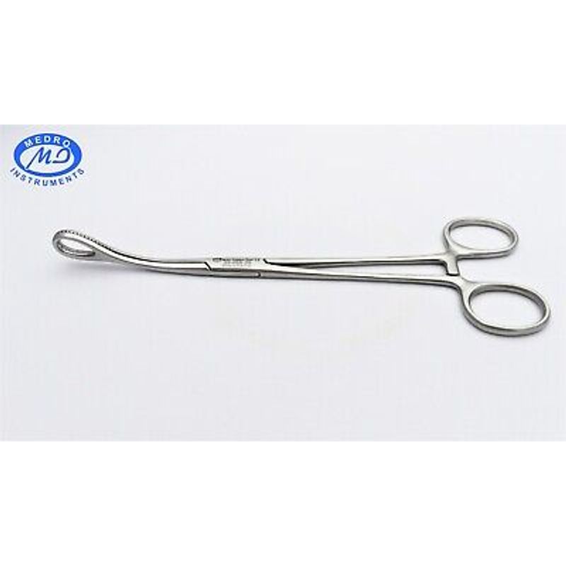 Foerster Sponge Forceps 8" Curved Serrated Jaw OR Grade Surgical ...