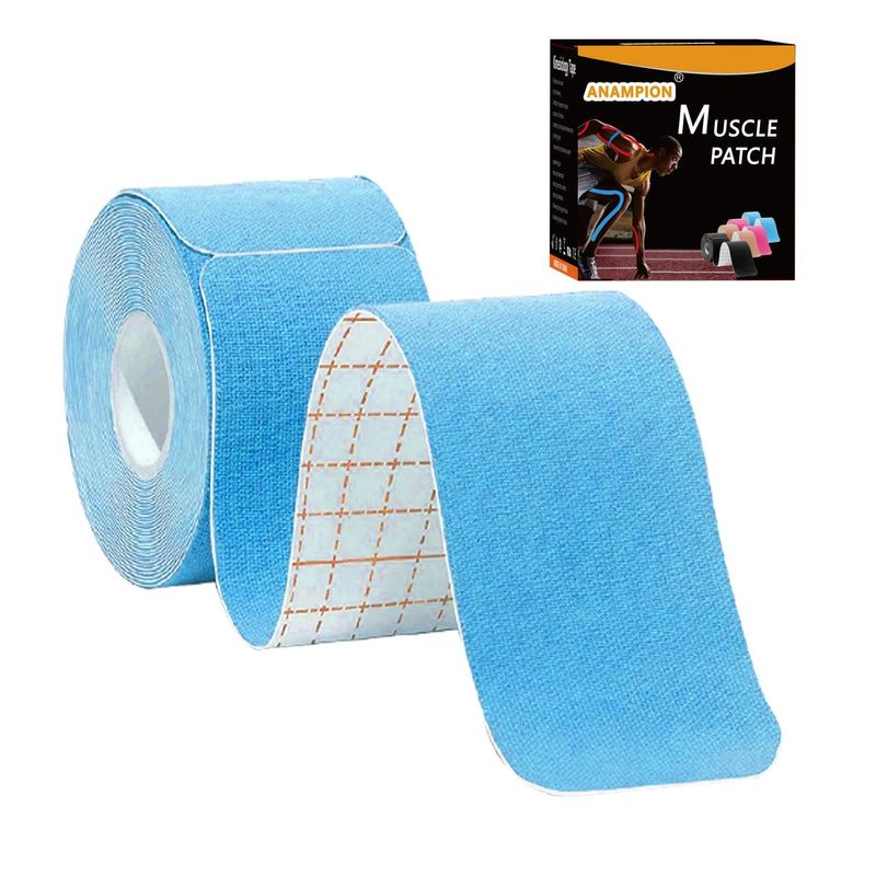 ANAMPION Kinesiology Tape Precut (1 Rolls,20 Strips) Waterproof Sports ...