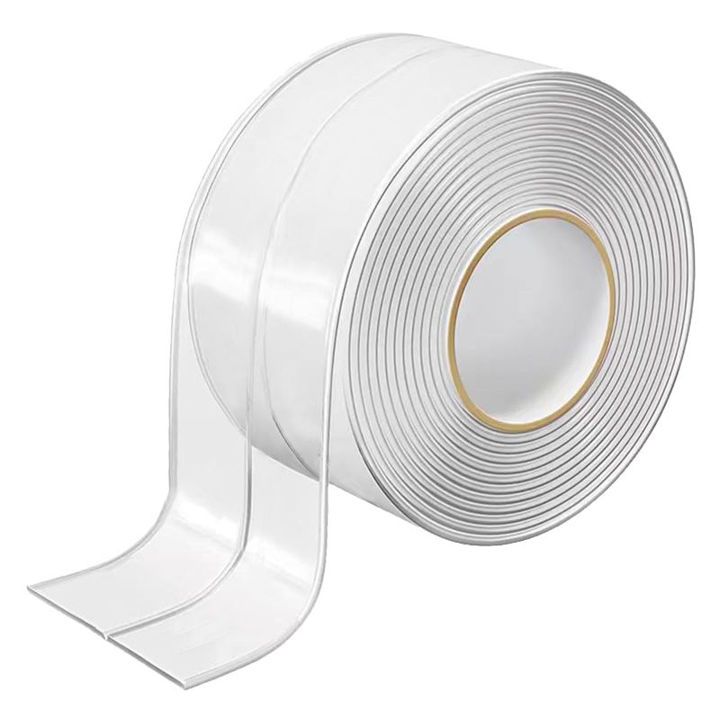 Widen Clear Caulk Tape, Transparent Caulking Sealing Strip, Waterproof ...
