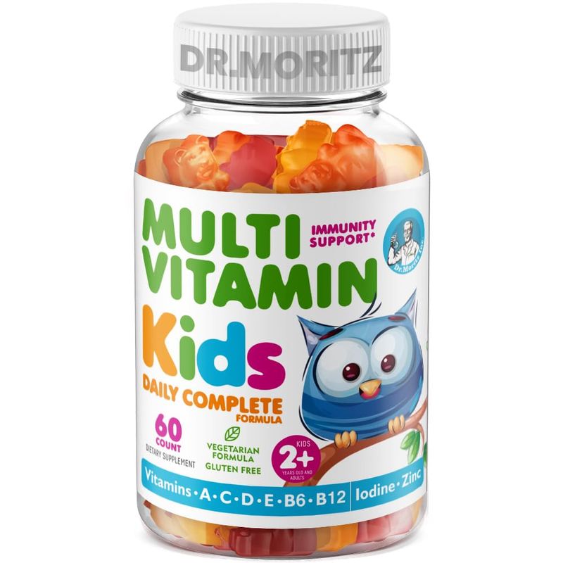 DR. MORITZ Kids Multivitamin Gummies 14 Essential Vitamins Daily ...