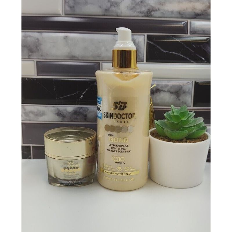 Skin Doctor Paris Gold whitening Lotion Anti spots face Cream SPF50 ...