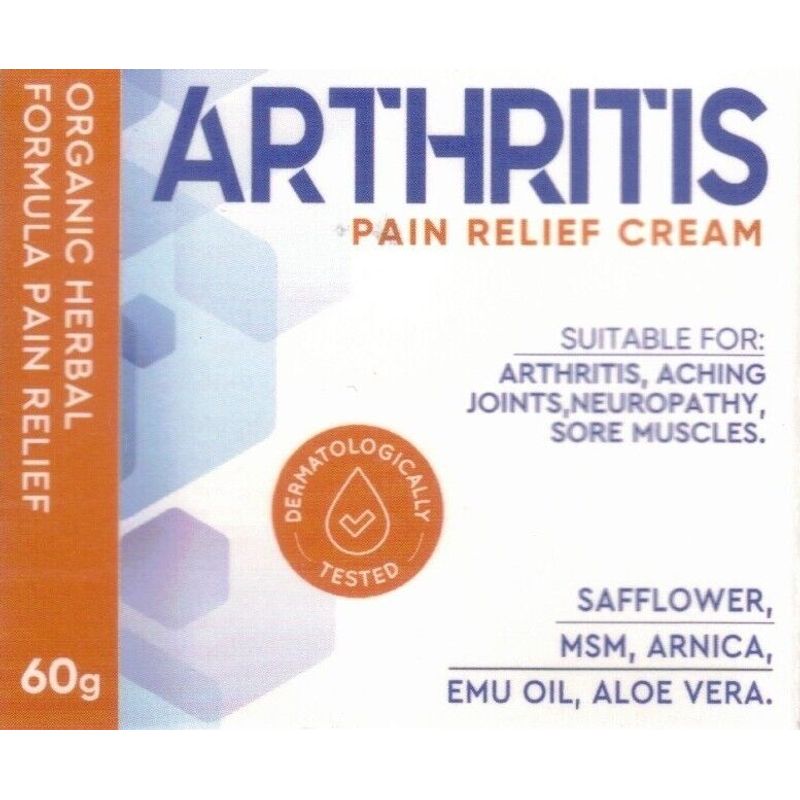 HIPFATE Arthritis Pain Relief Cream, Organic Herbal Formula, Aching ...
