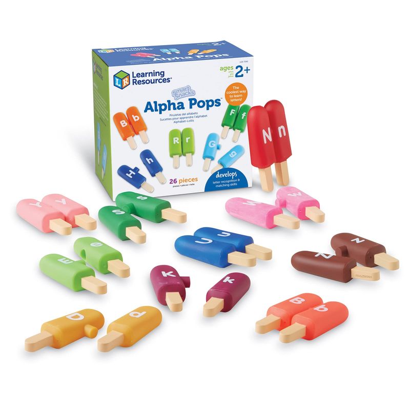 Learning Resources Smart Snacks Alpha Pops, 26 Pieces, Age 2+, Toys for ...