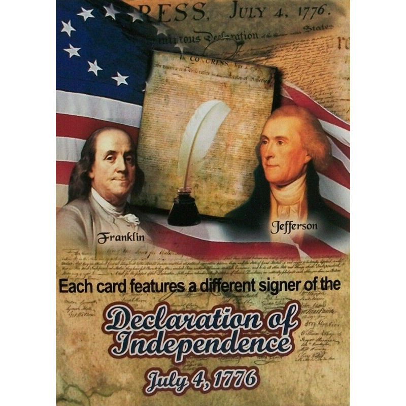 Declaration of Independence Playing Cards July 4th, 1776 - Online ...