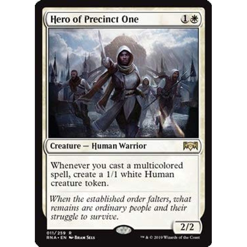 Magic: The Gathering - Hero of Precinct One - Foil - Ravnica Allegiance ...