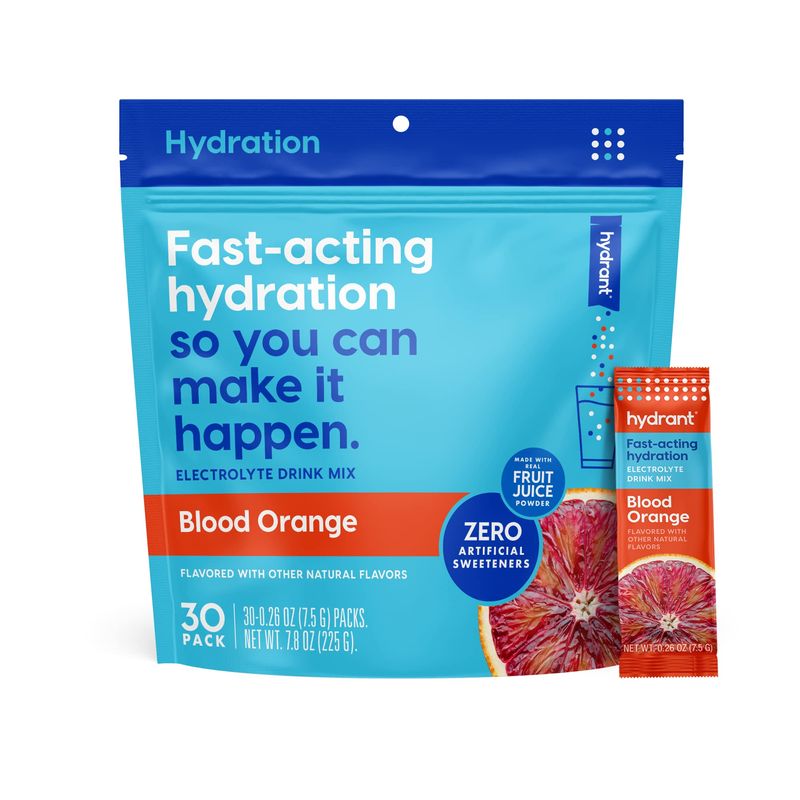 HYDRANT Hydrate, Individual Hydration Electrolyte Powder Stick Packets ...