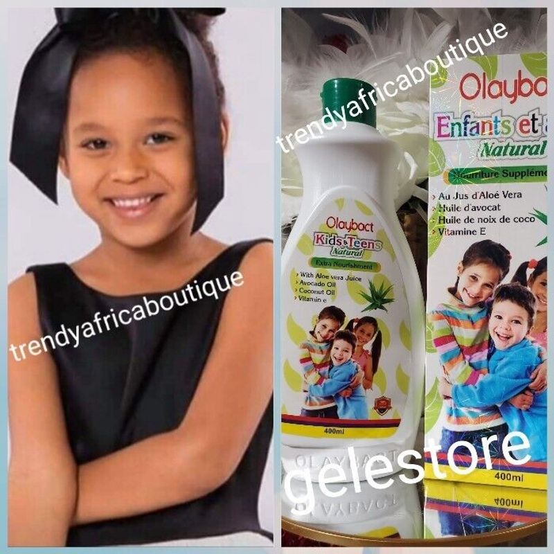 Olaybact Kids & Teens NATURAL. skin Nourishieing Body Lotion 400ml X 1 ...