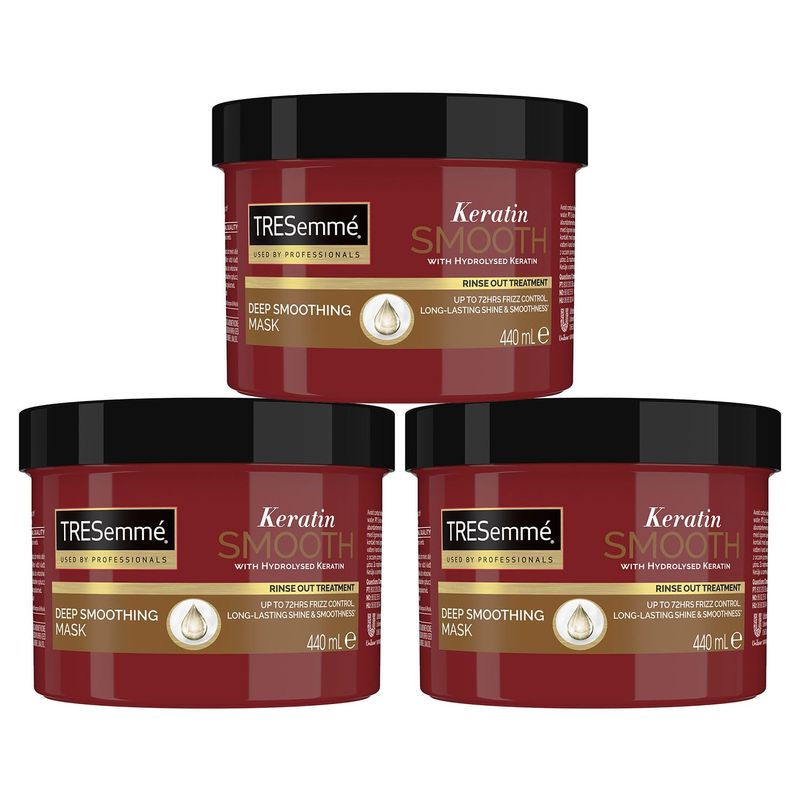 TRESemmé Keratin Smooth Deep Smoothing Mask rinse-out hair treatment ...