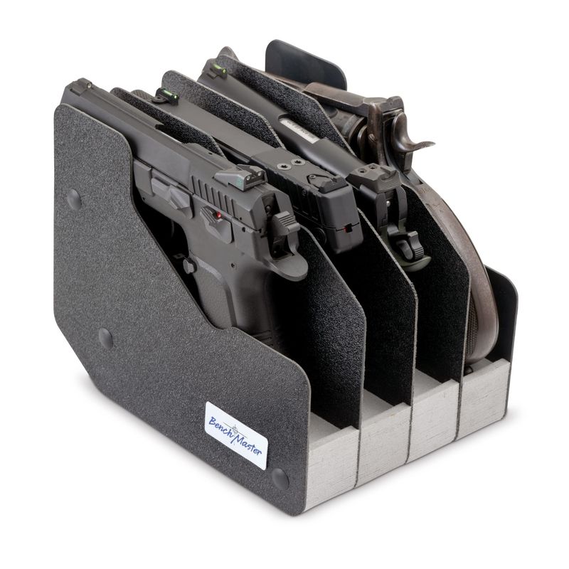 BenchMaster Pistol Rack, Handgun Safe Storage, Holds 2 to 12 Pistols ...