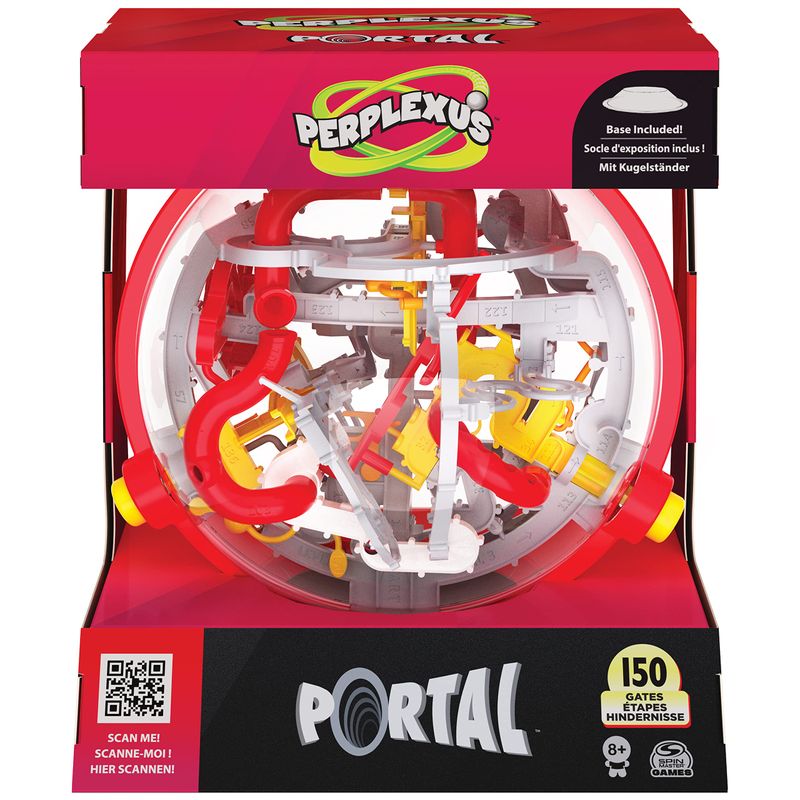 SPIN MASTER GAMES Perplexus Portal, 3D Puzzle Ball Maze Fidget Toys ...