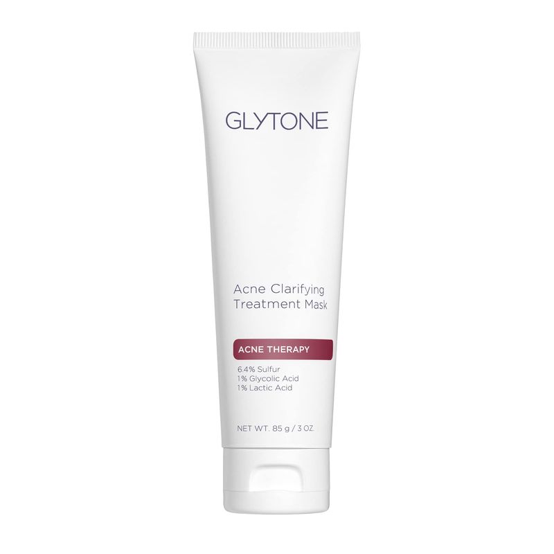Glytone Acne Treatment Mask for Face with Sulfur & Glycolic Acid Face ...