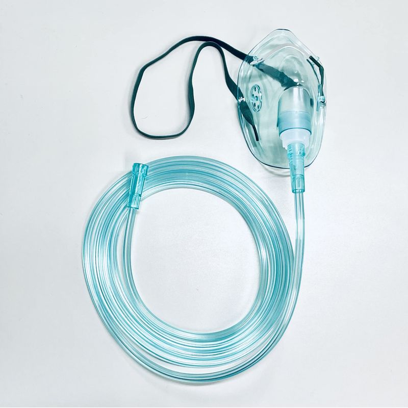 Oxygen Mask with Tube (6.6 ft (2 m), Oxygen Hydrogen Nebulizer Suction ...