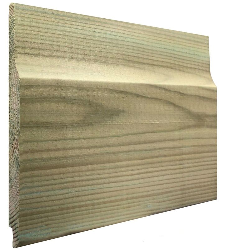 Treated Shiplap Cladding Exterior Shiplap Cladding 150mmx15mm 1.2m ...