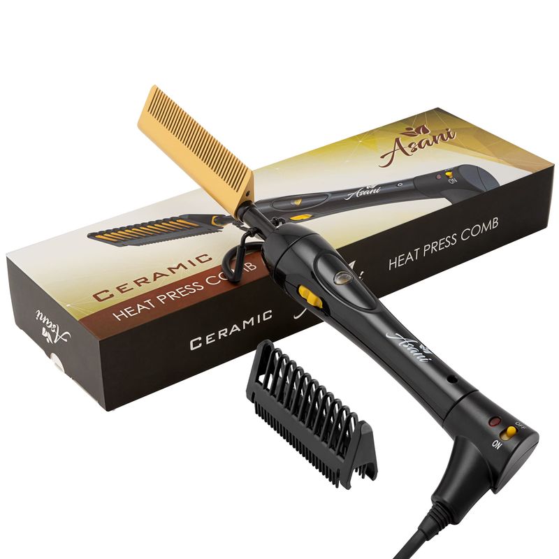 Electric Hot Comb Hair Straightener - Hot Comb Electric for Wigs and ...
