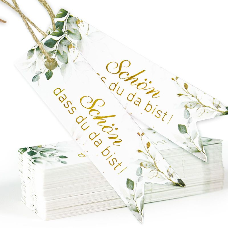 COLOFALLA Pack of 50 Beautiful Dass Du Da Bist Pendant Wedding Gift ...