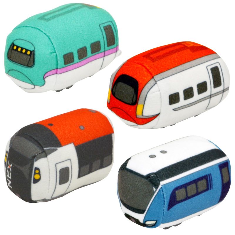 Train Goods Stuffed Toy, JR, Set of 4 (E5 Series Hayabusa/E6 Series ...