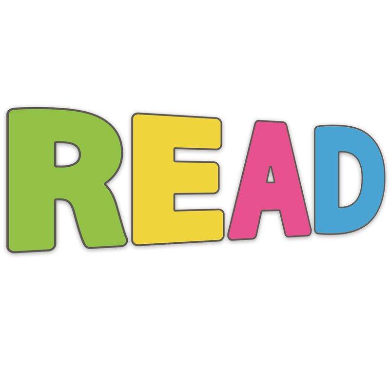 Colorful Classroom Reading Poster Decorations Reading Bulletin Board ...