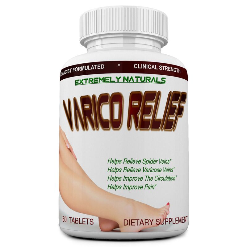 VARICO-RELIEF Spider Vein - Varicose Veins Relief. Enhance Leg ...