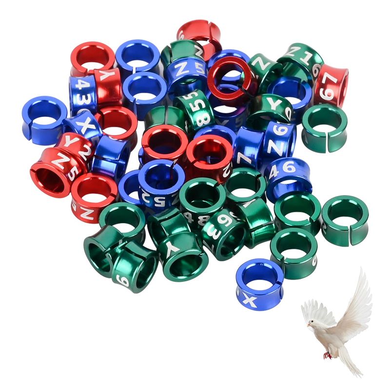 STPCTOU Open Bird Ring Bird Leg Bands Rings Open Bird Leg Rings ...