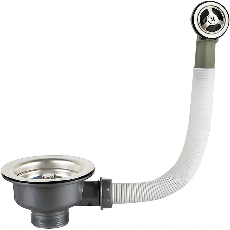 Qrity 114mm Kitchen Sink Waste Kit 1½" Kitchen Sink Waste Fittings and ...