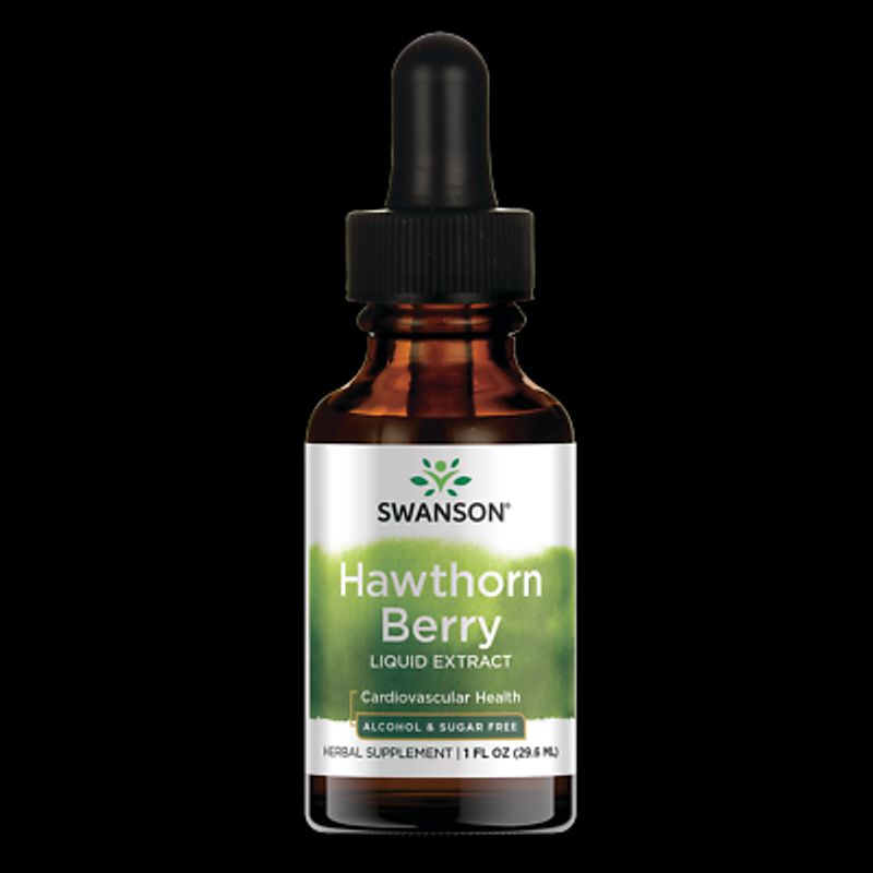 Swanson Hawthorn Berry, Leaf and Flower Liquid Extract (Alcohol-Free ...