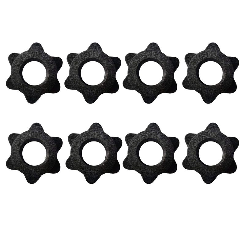 Reicyfang 8pcs Spinlock Collars, 1 inch Barbell Spin-Lock Collars Screw ...