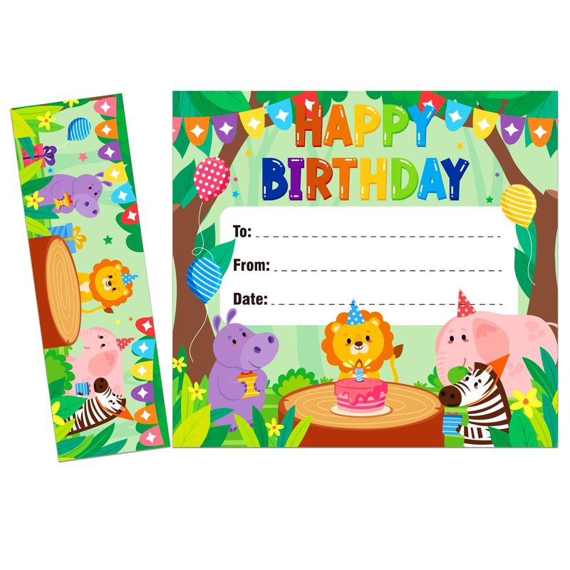 D24TIME 30Pcs Happy Birthday Award Certificates Gifts for Kids Students ...